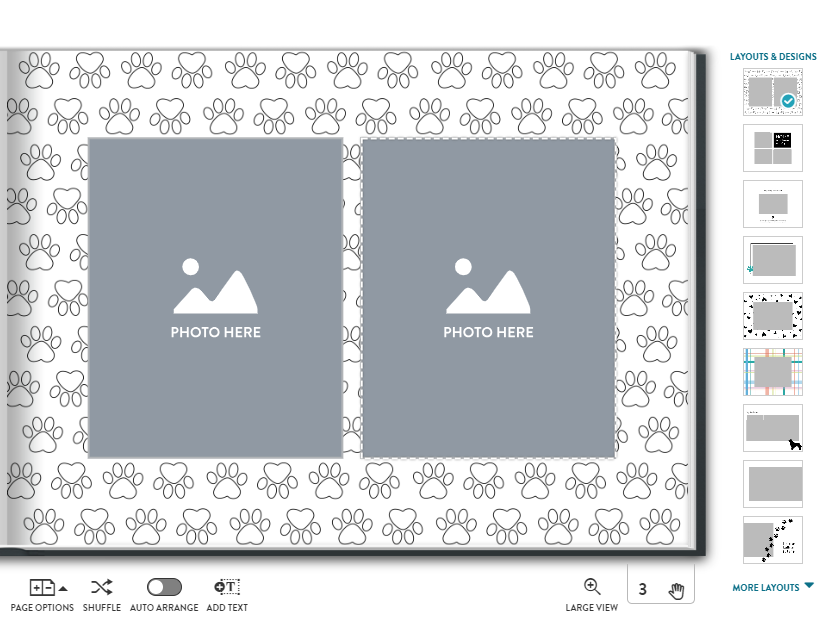 Change the theme, layouts & designs of your photo book – Snapfish Help