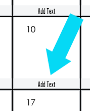 Add text to a calendar date – Snapfish Help